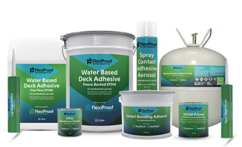 EPDM Adhesives & Sealants for Rubber Roofing - FlexiProof